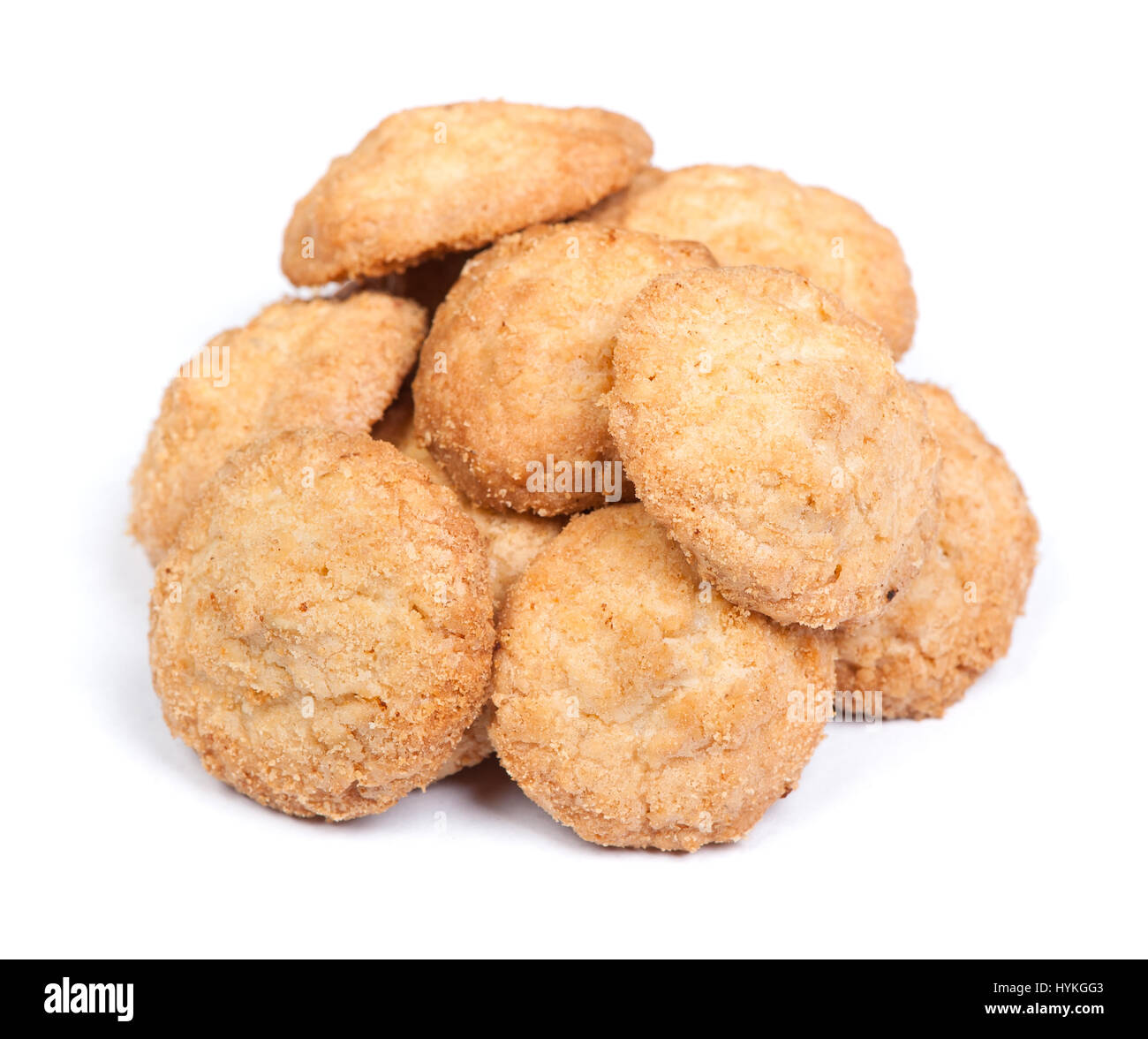 Many cookies isolated on white background Stock Photo - Alamy
