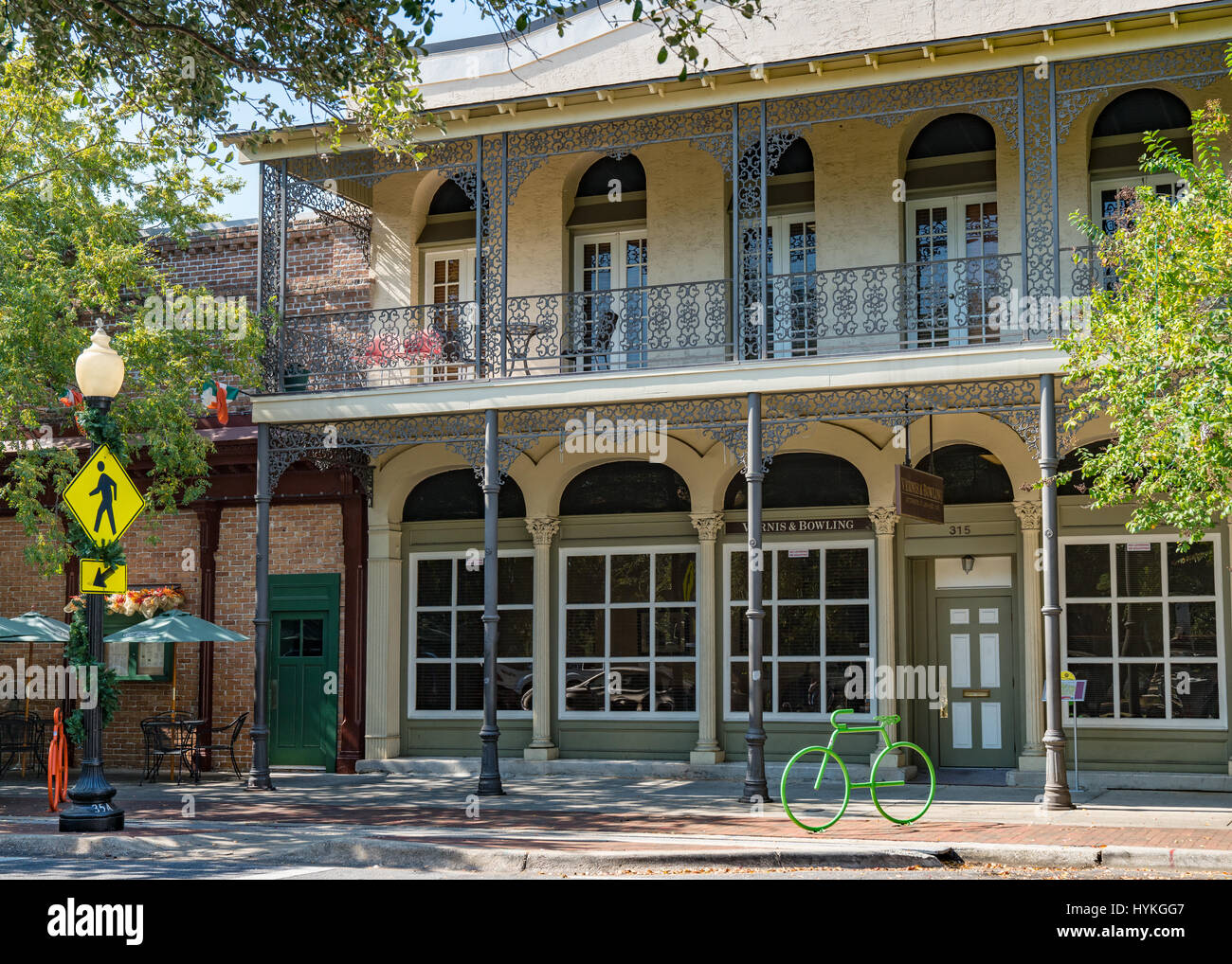 Colonial style office in Penascola, Florida Stock Photo - Alamy