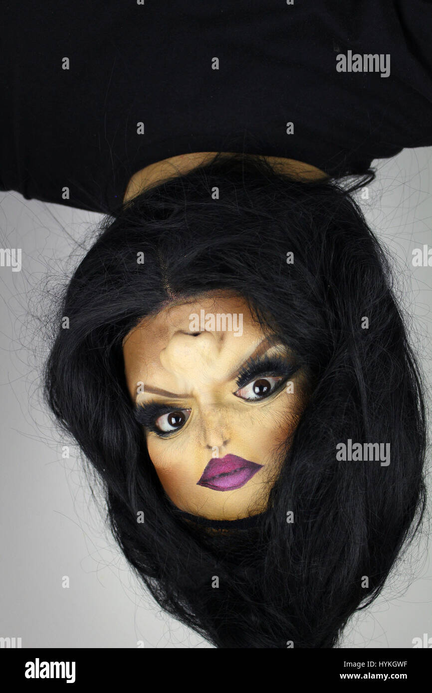 Upside down face. INCREDIBLE images and video seem to show a glamorous ...