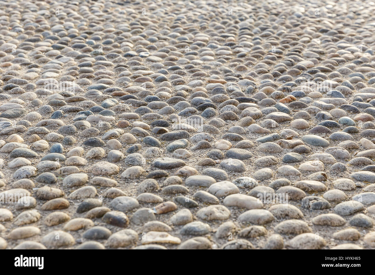 A close-up of a path formed by small pebbles Stock Photo - Alamy