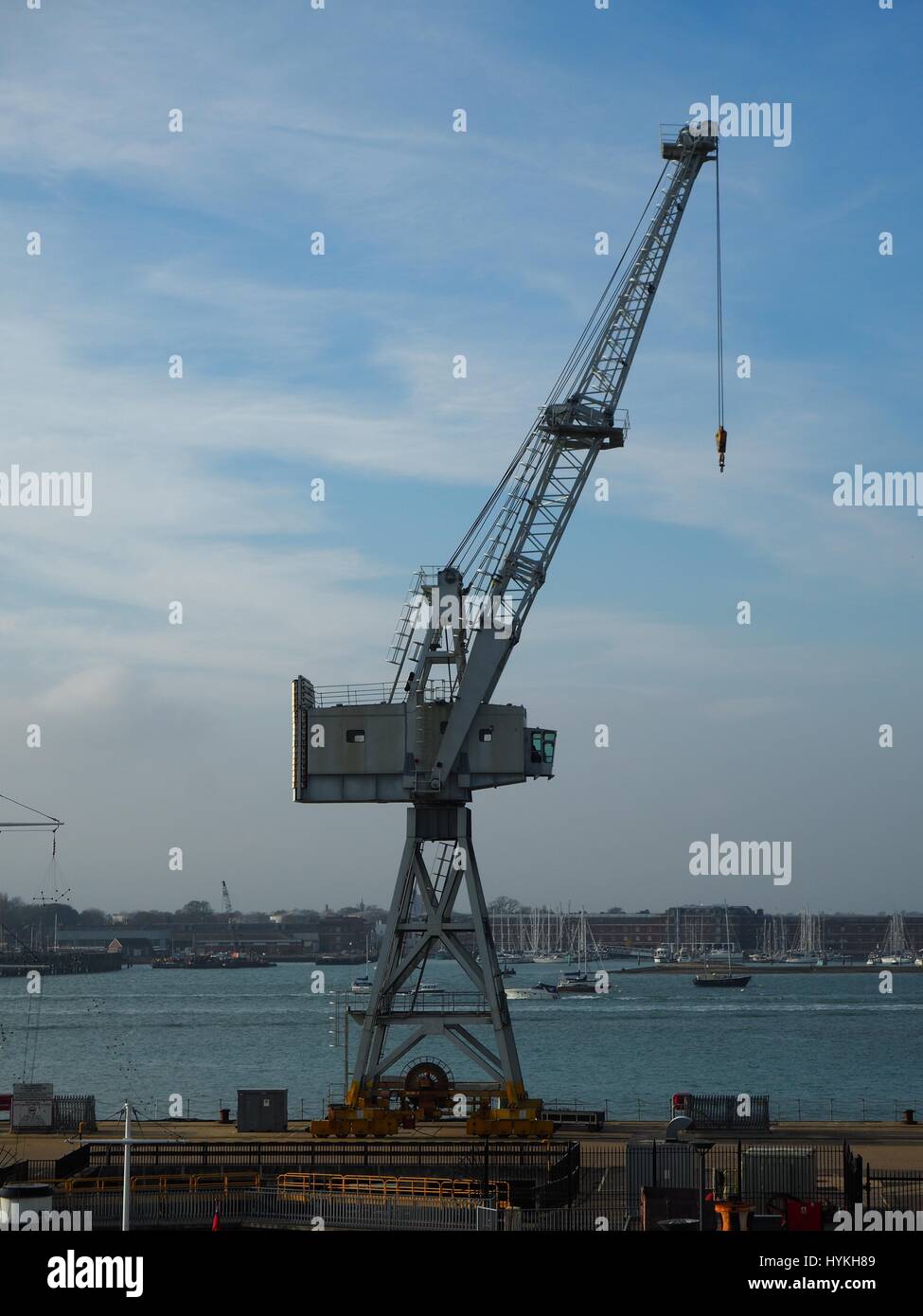 Historic dockyard crane hi-res stock photography and images - Alamy