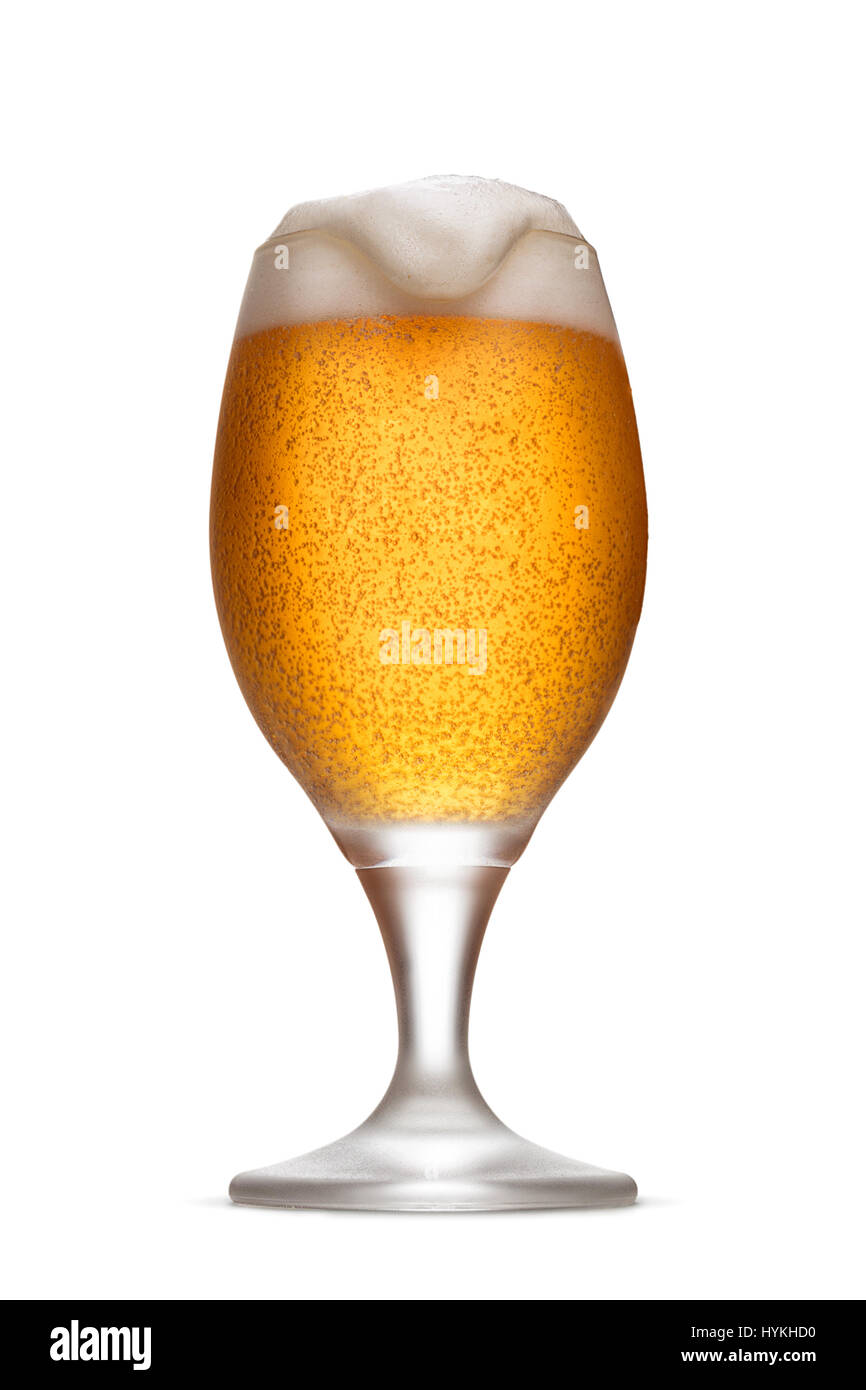beer glass isolated Stock Photo - Alamy