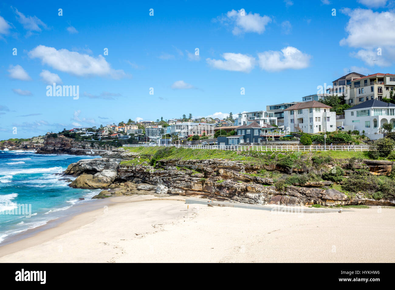 Tamarama beach in Sydney eastern suburbs with the Bondi to Bronte ...