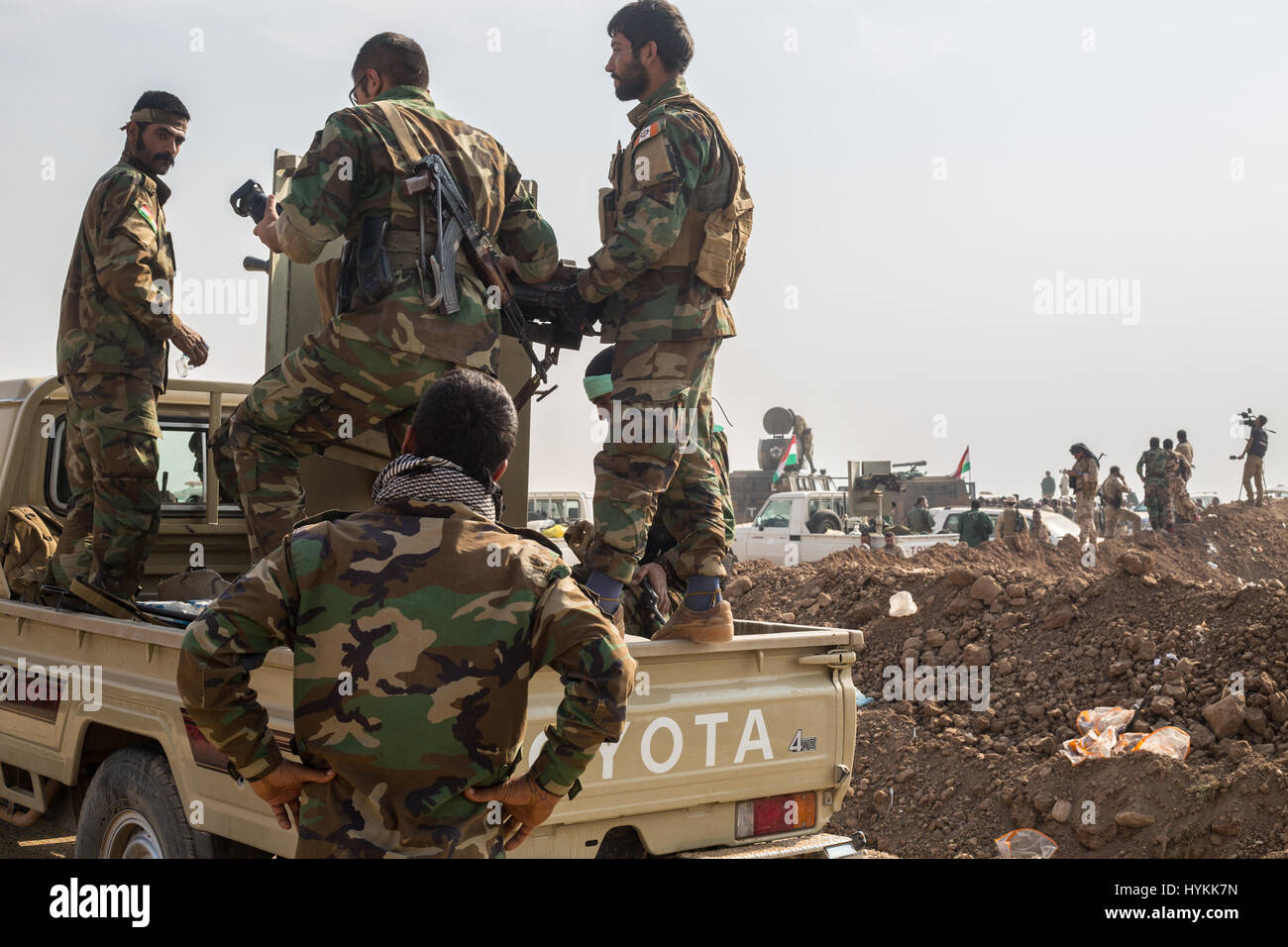 Iranian group working under Peshmerga ready to take off on the ...