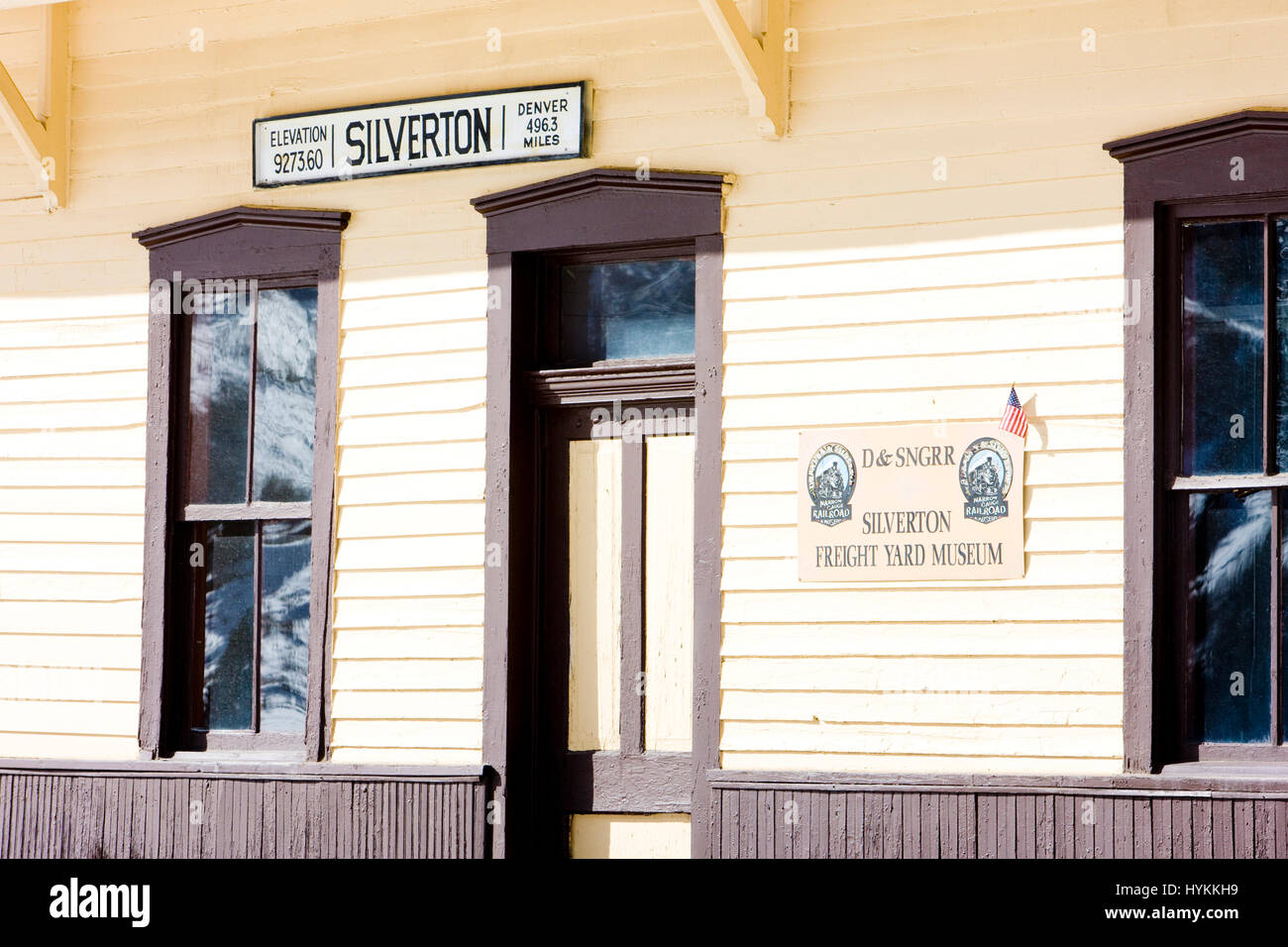 railway station, Silverton, Colorado, USA Stock Photo - Alamy
