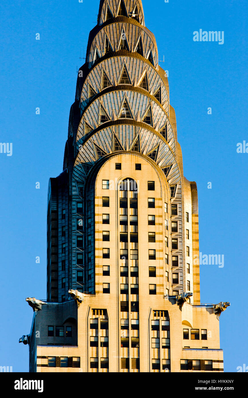 Chrysler building detail hi-res stock photography and images - Alamy
