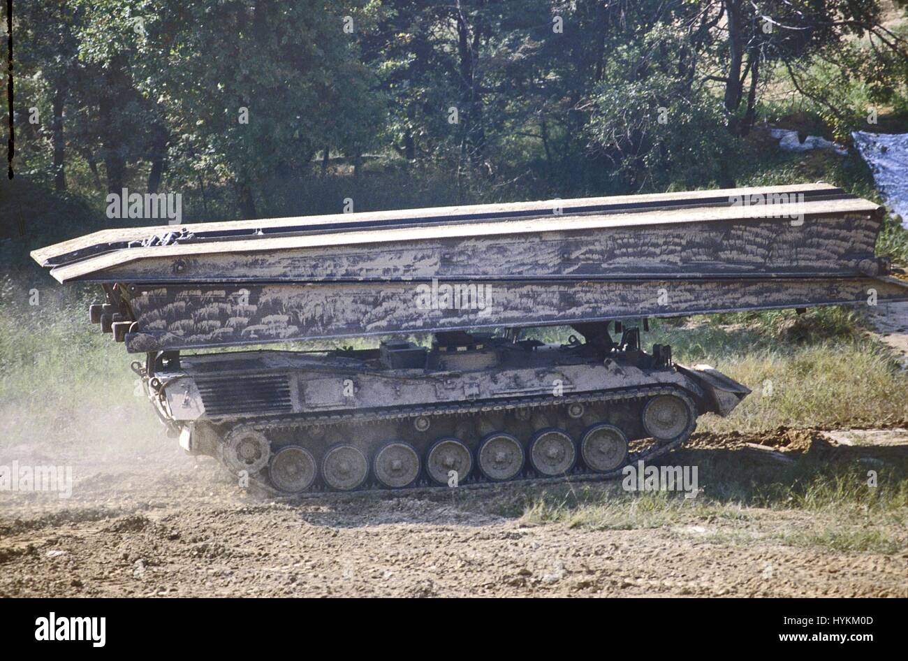 Italian Army, Leopard Biber bridge layer tank Stock Photo - Alamy