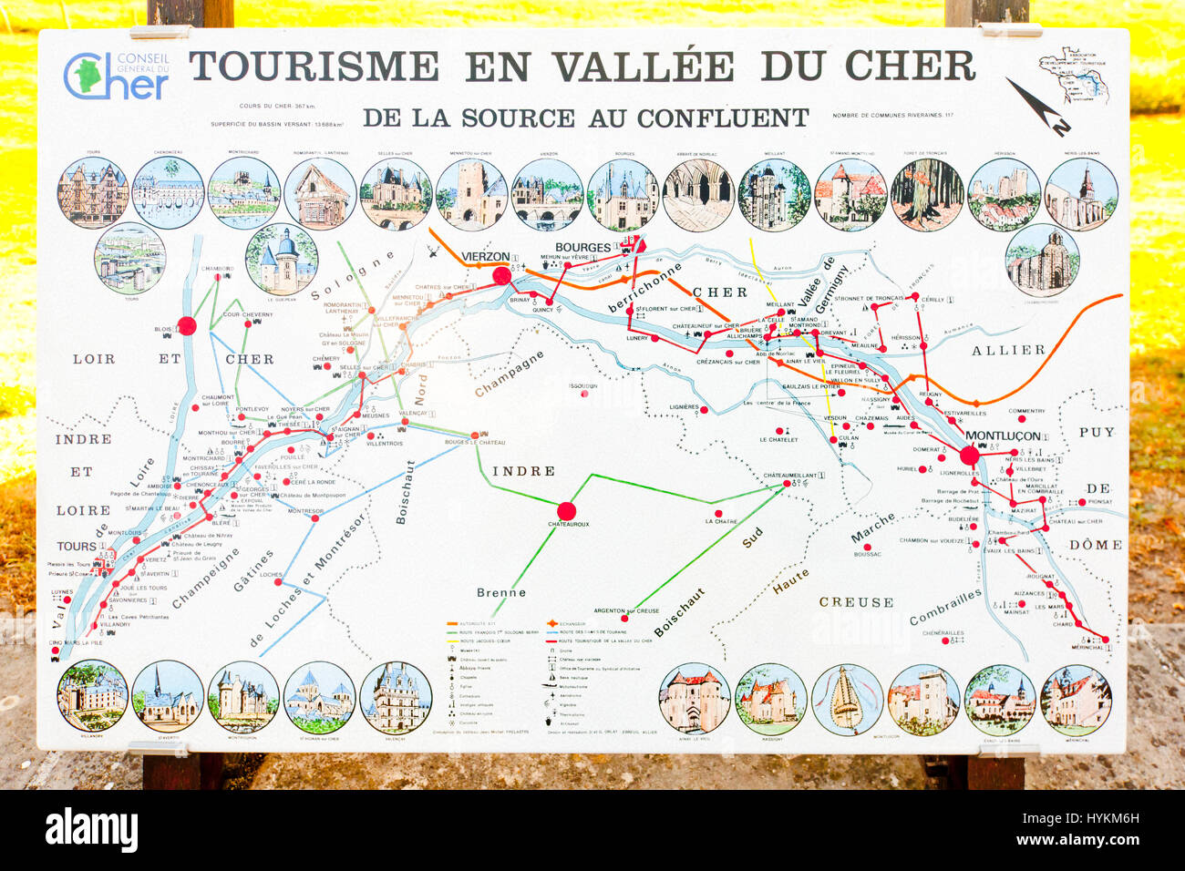 Map Cher France High Resolution Stock Photography and Images - Alamy