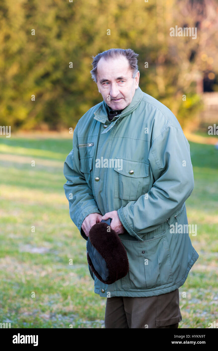 portrait of hunter Stock Photo - Alamy