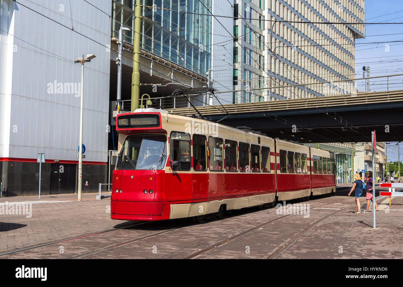 Old tram in the Hague, Netherlands Stock Photo - Alamy