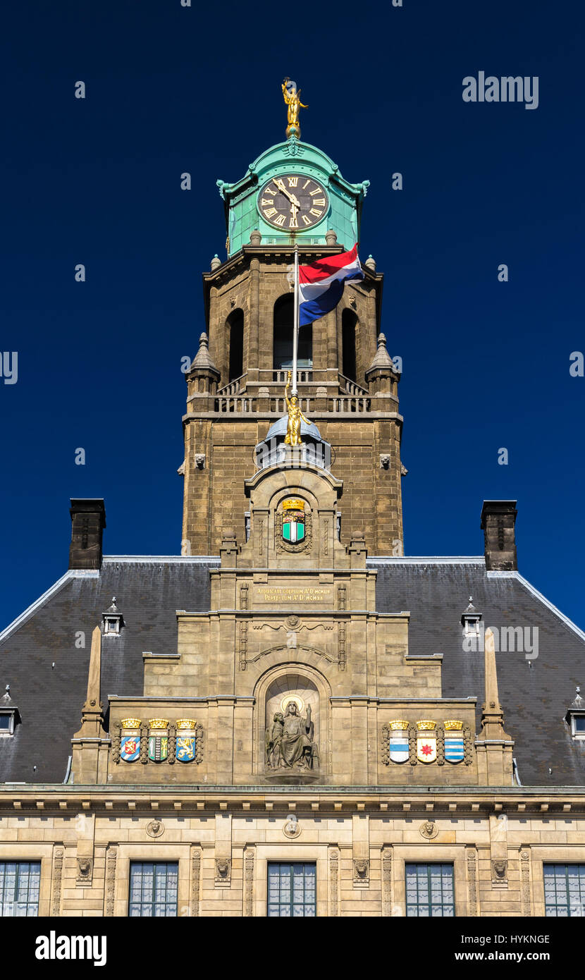 Details of Rotterdam city hall, Netherlands Stock Photo - Alamy