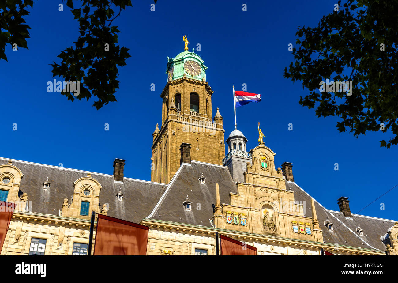 Details of Rotterdam city hall, Netherlands Stock Photo - Alamy
