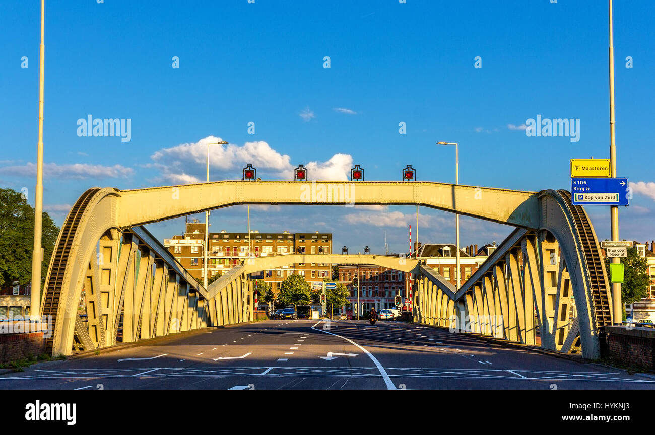 The Queen's Bridge in Rotterdam - the Netherlands Stock Photo - Alamy