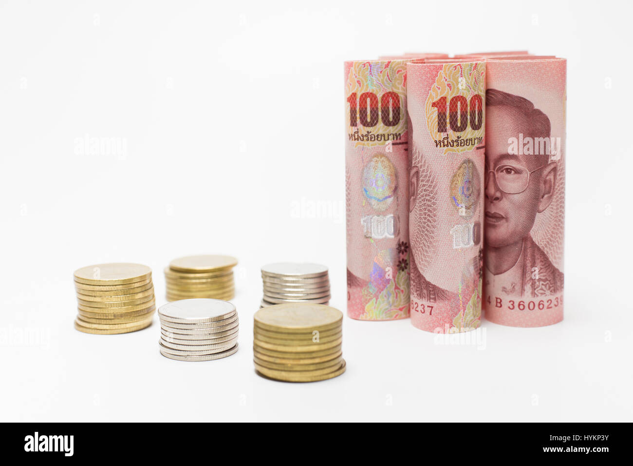 100 baht note hi-res stock photography and images - Alamy