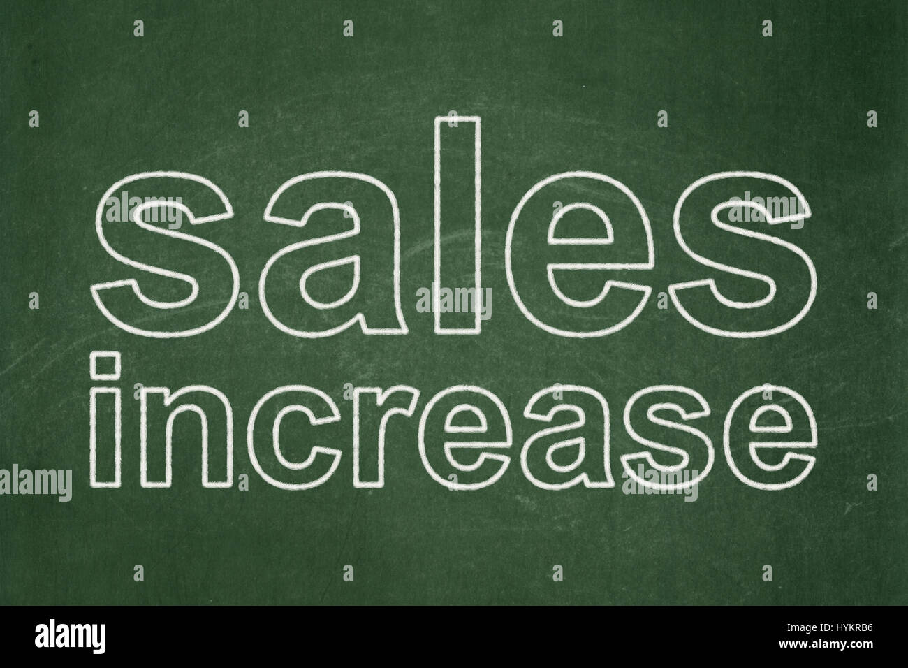 Marketing concept: Sales Increase on chalkboard background Stock Photo ...