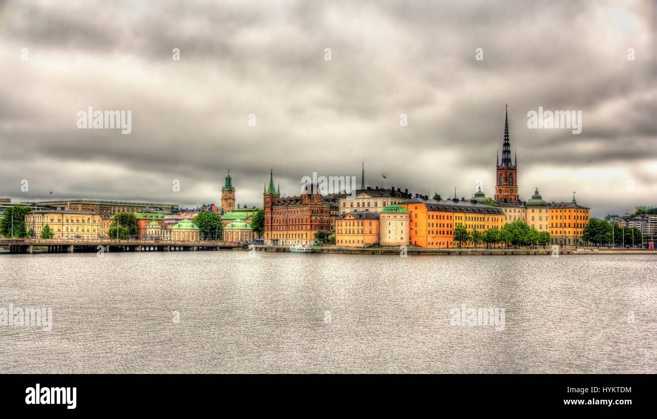 View of Stockholm sity center, Sweden Stock Photo - Alamy