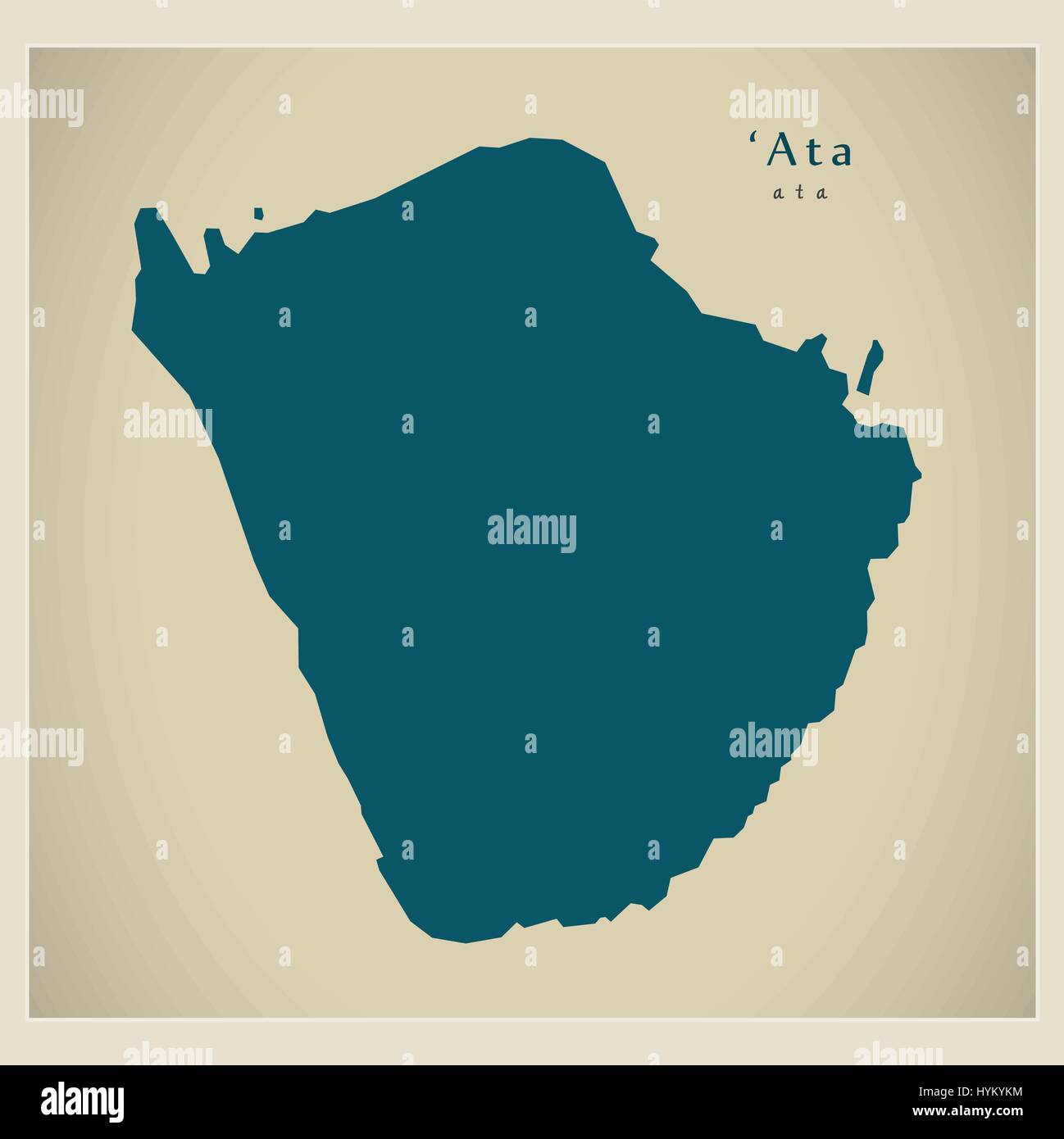 Modern Map - Ata TO Stock Vector Image & Art - Alamy