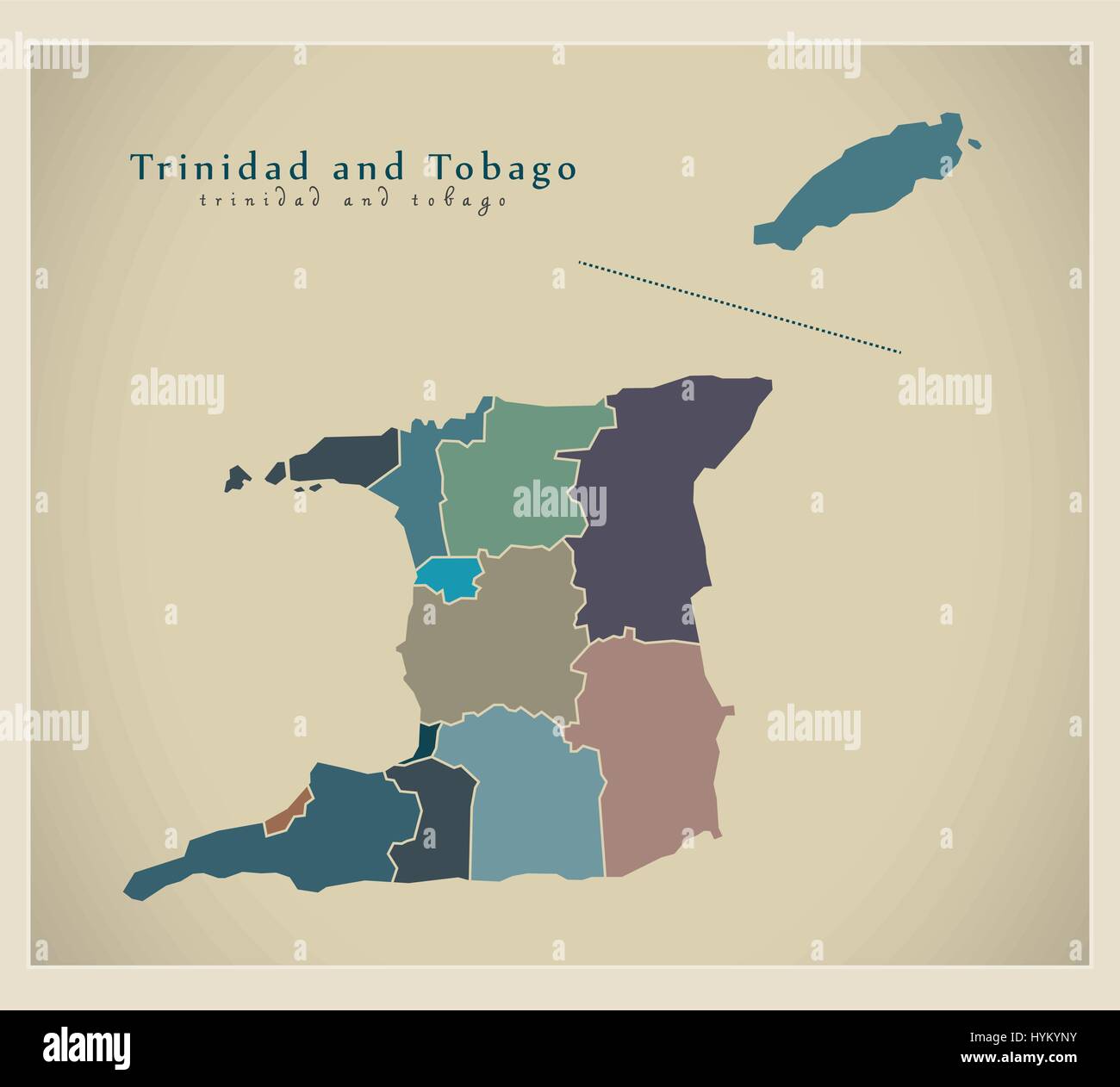 Map trinidad hi-res stock photography and images - Alamy