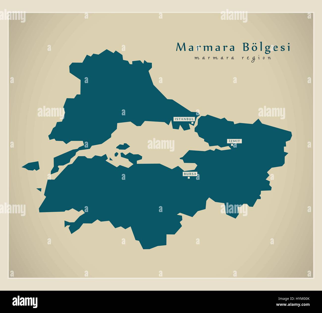 Turkey Marmara Map