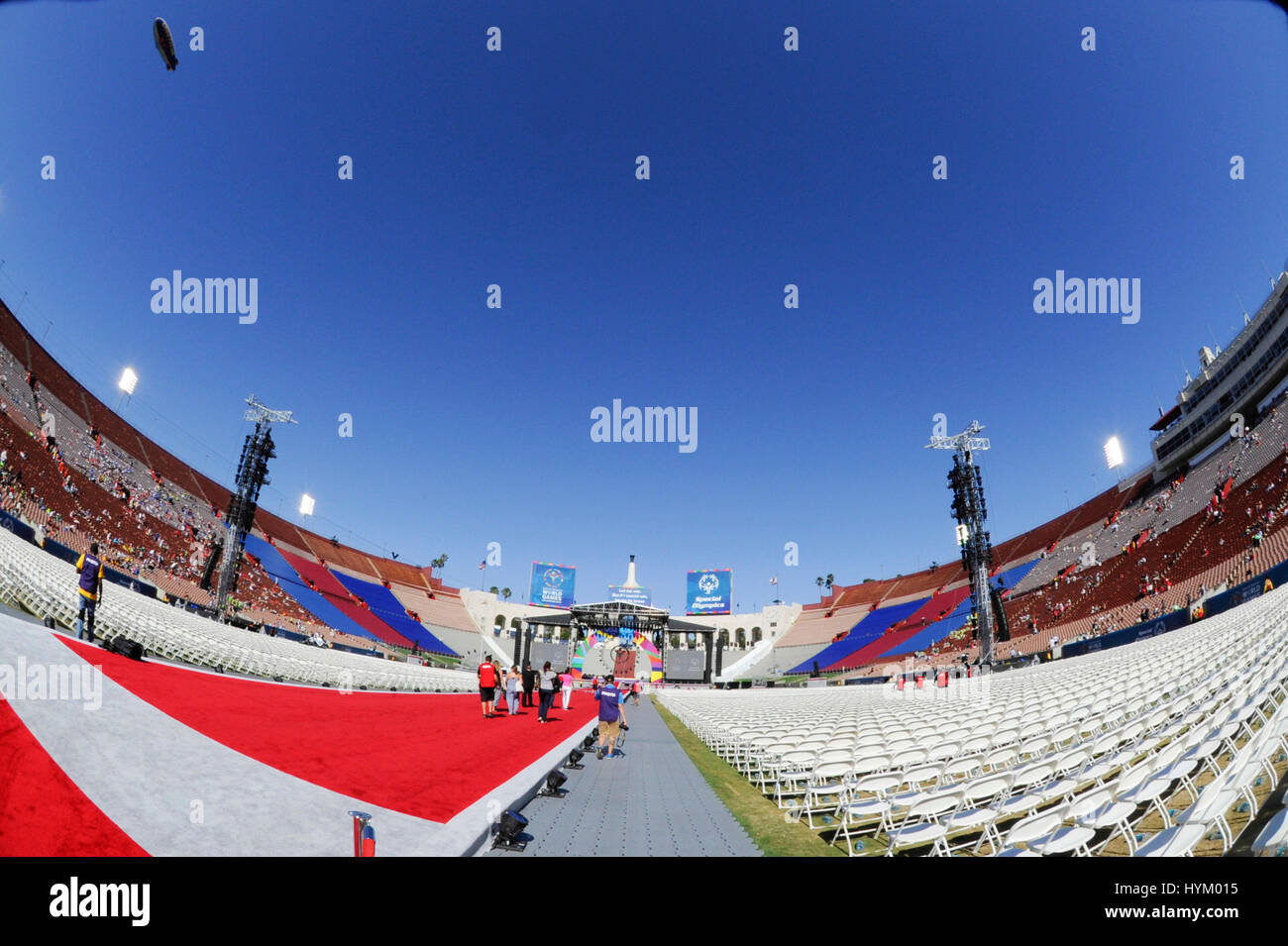 Red carpet stadium atmosphere at the Special Olympics World Games ...