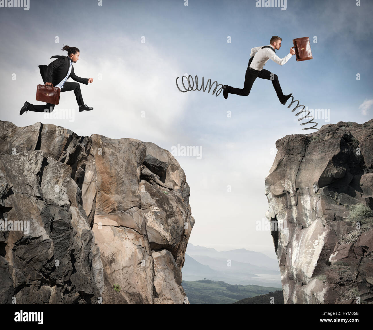 Overcoming an obstacle hi-res stock photography and images - Alamy