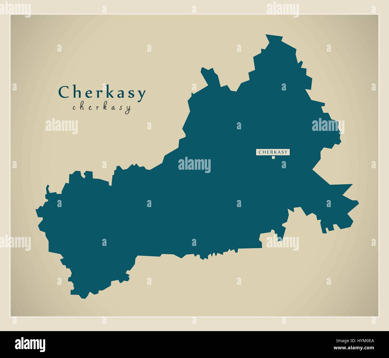 Cherkasy map Stock Vector Images - Alamy
