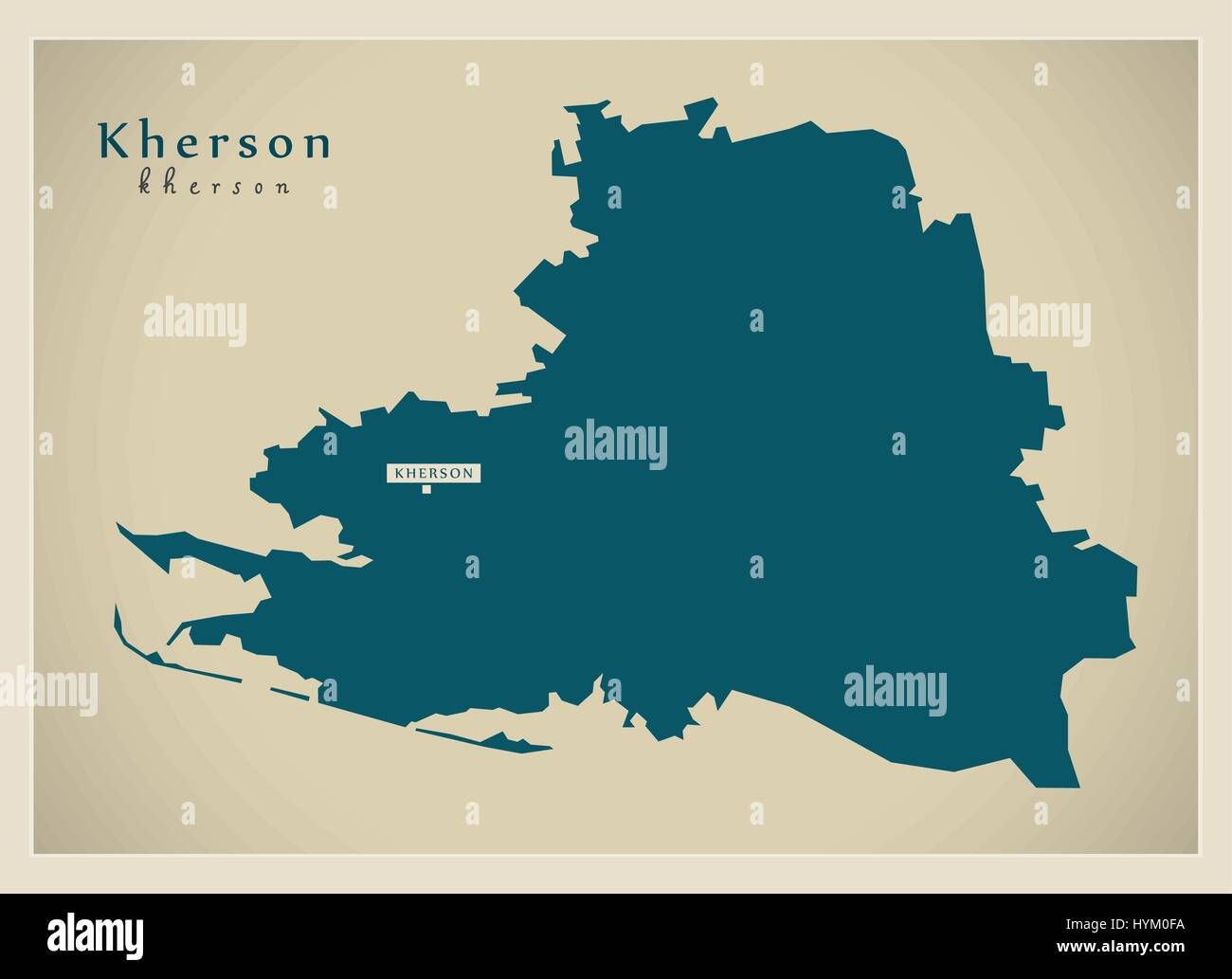 Kherson map hi-res stock photography and images - Alamy