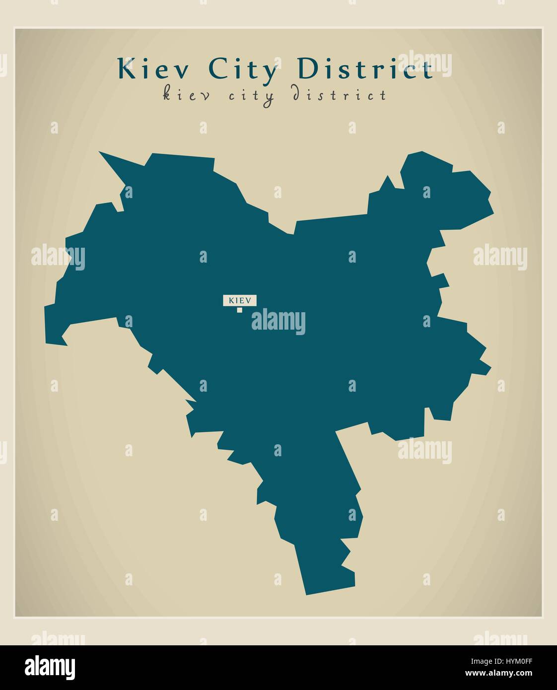 Kiev map vector hi-res stock photography and images - Alamy