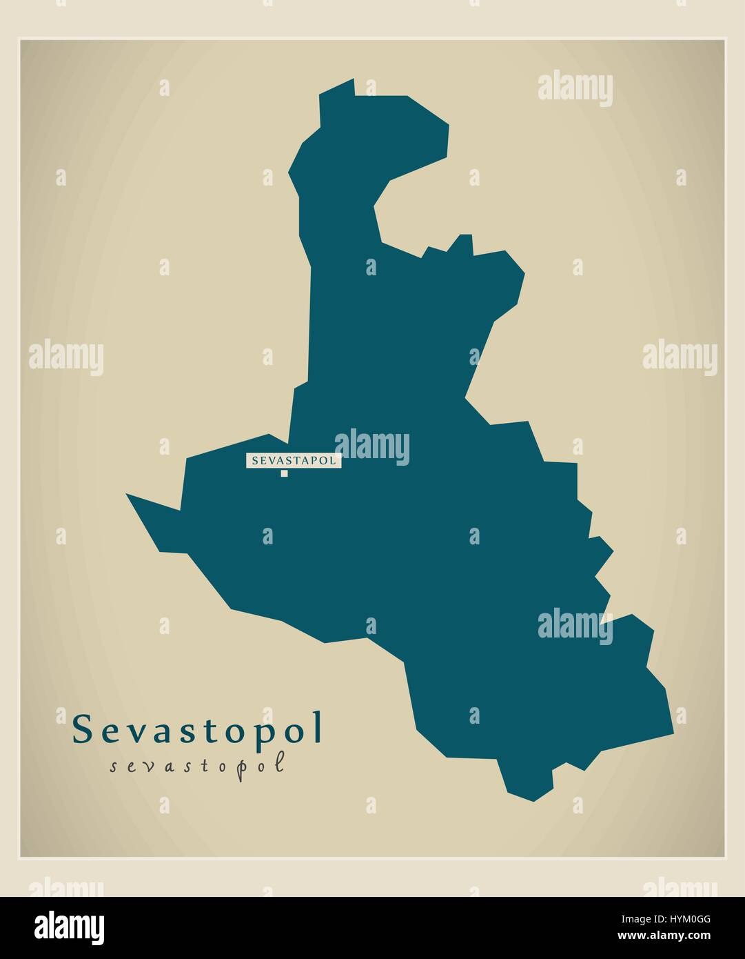 Map of sevastopol hi-res stock photography and images - Alamy