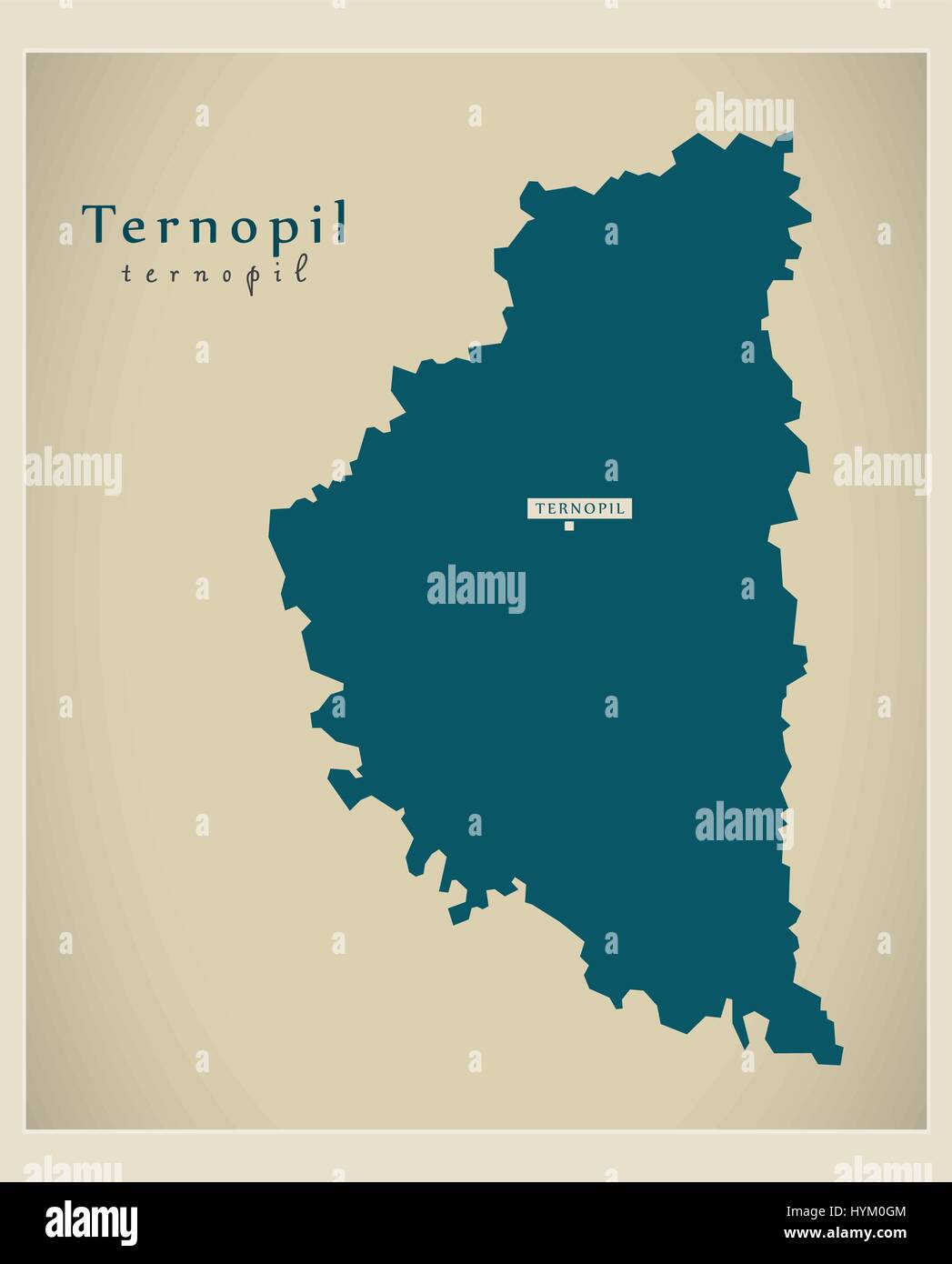 Ternopil map hi-res stock photography and images - Alamy