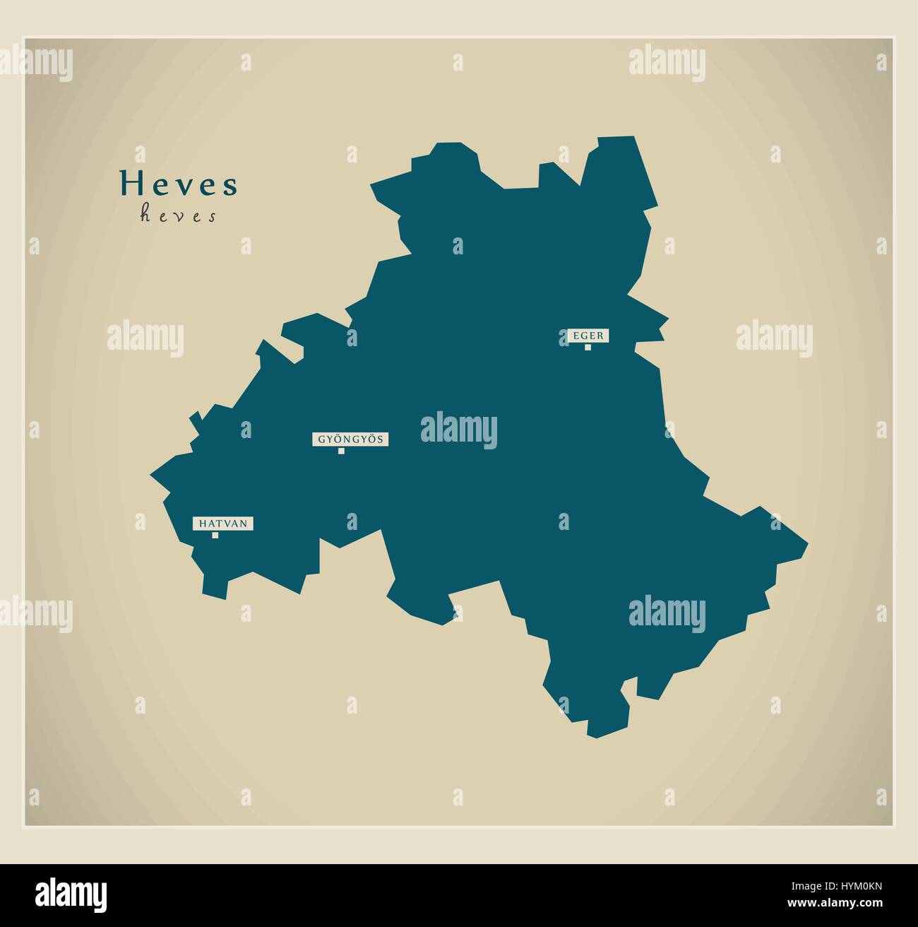 Budapest area map hi-res stock photography and images - Alamy