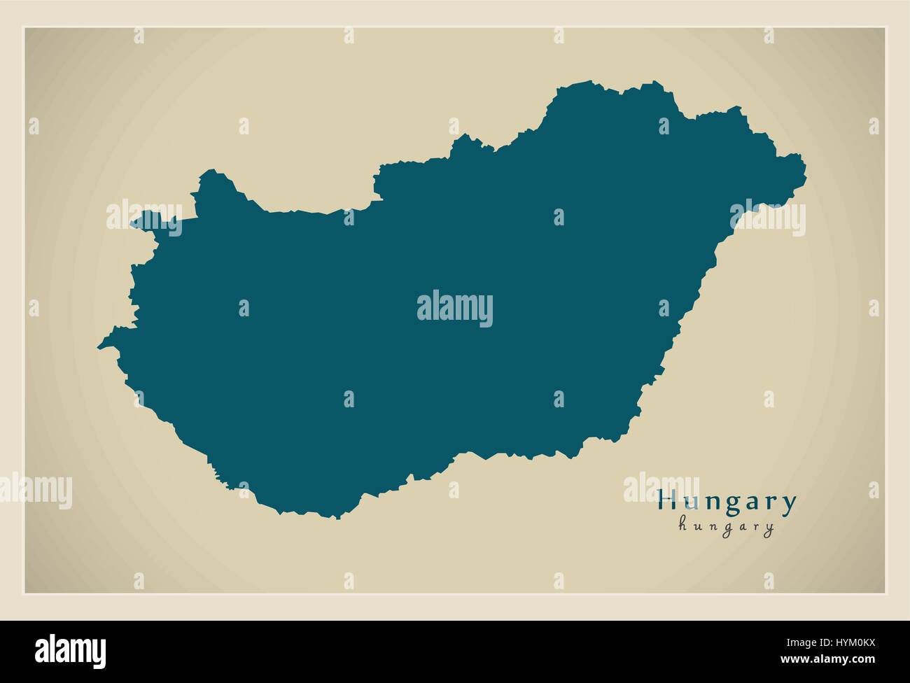 Map hungary hi-res stock photography and images - Alamy