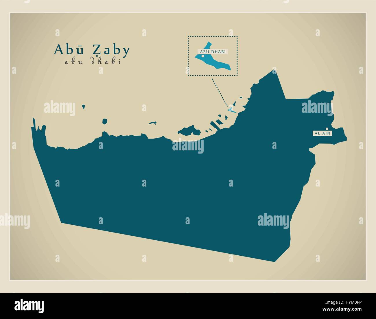 Al ain map hi-res stock photography and images - Alamy