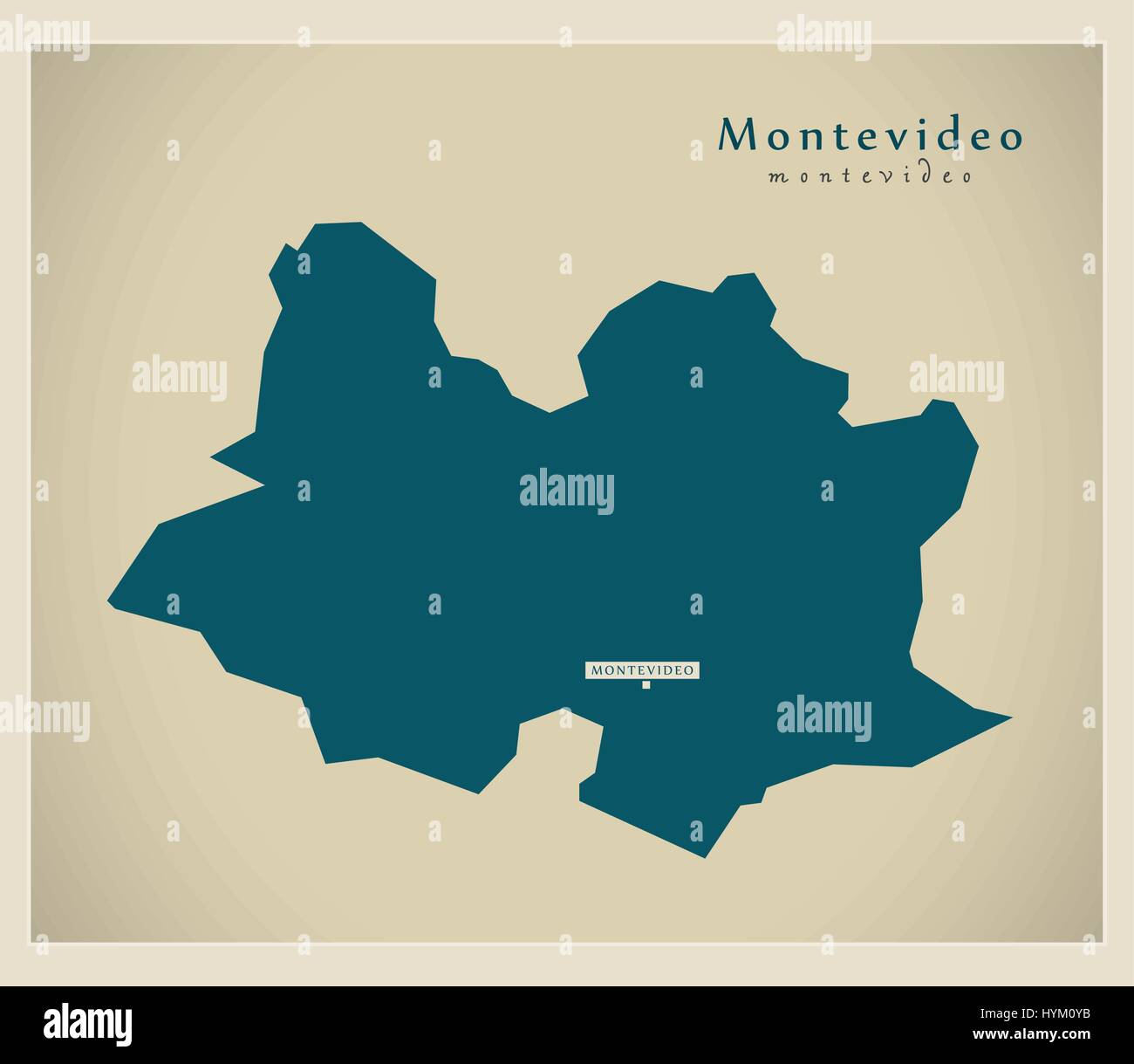 Map of montevideo hi-res stock photography and images - Alamy