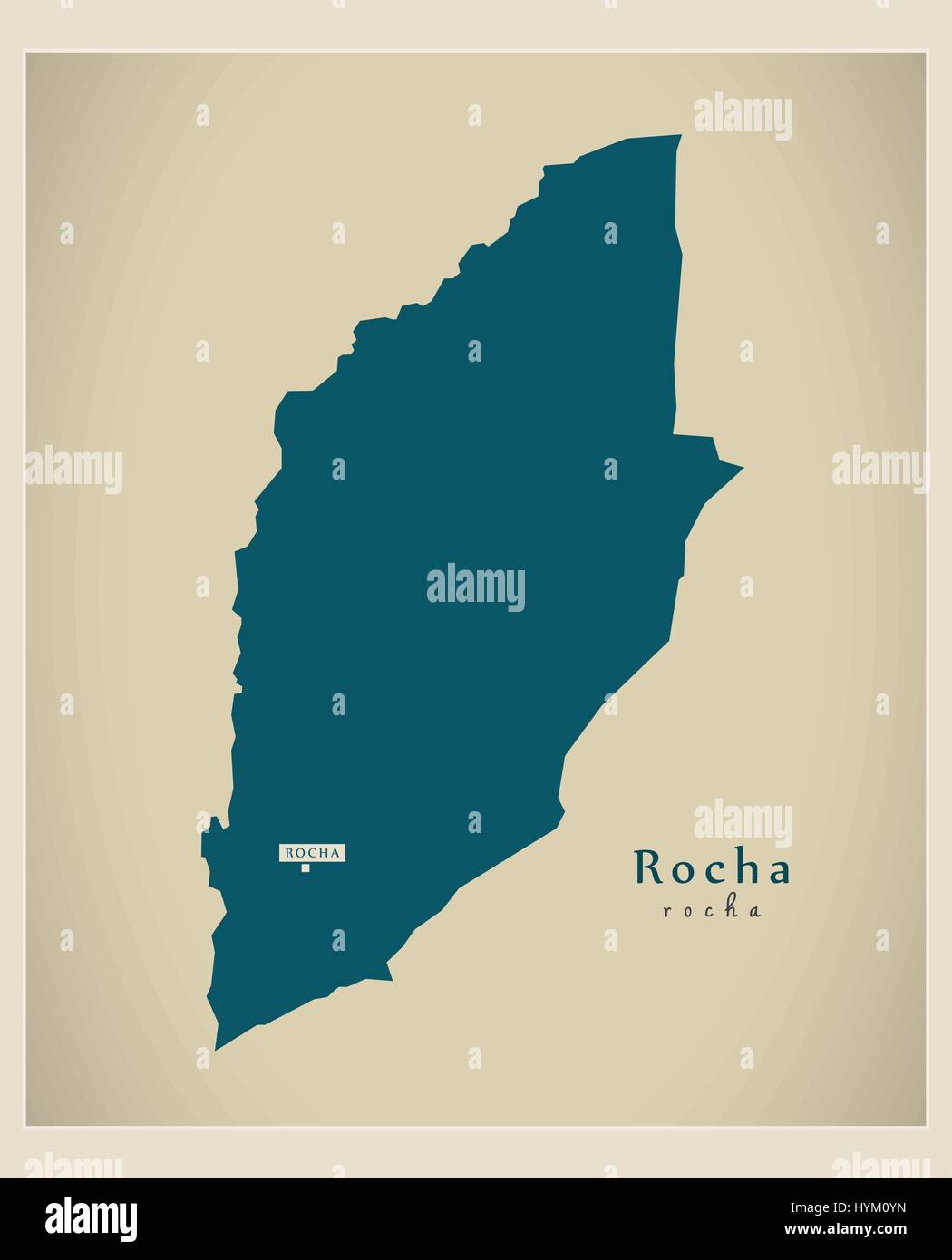 Rocha map hi-res stock photography and images - Alamy