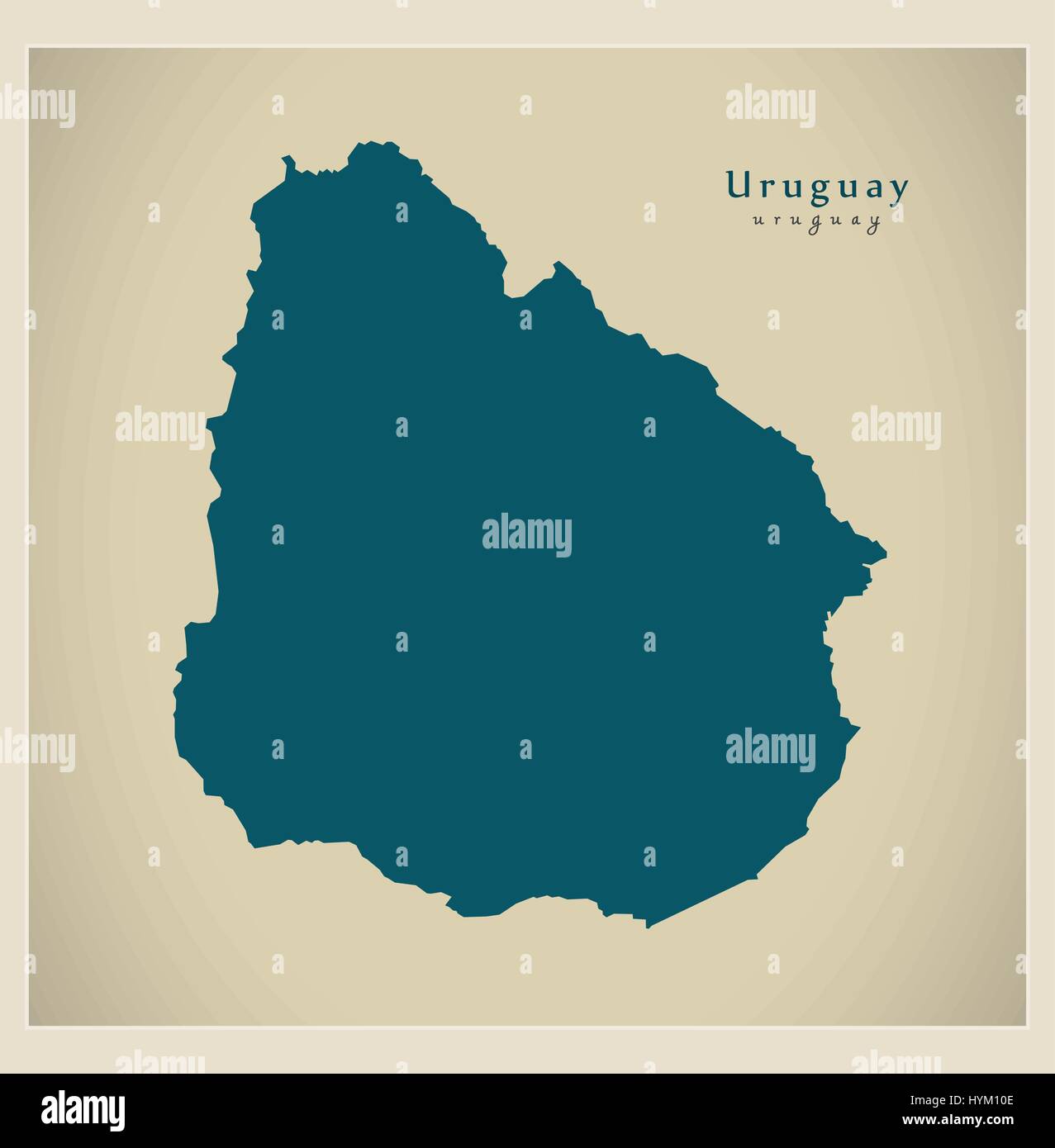 Map uruguay hi-res stock photography and images - Alamy