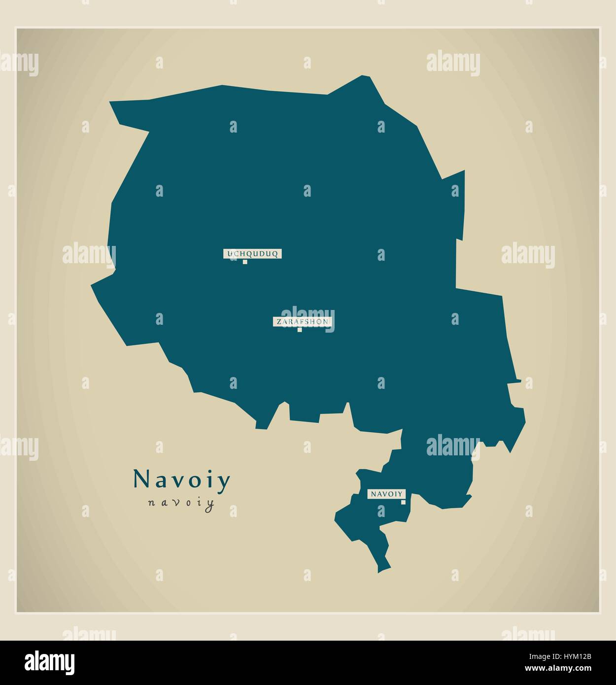 Modern Map - Navoiy UZ Stock Vector Image & Art - Alamy