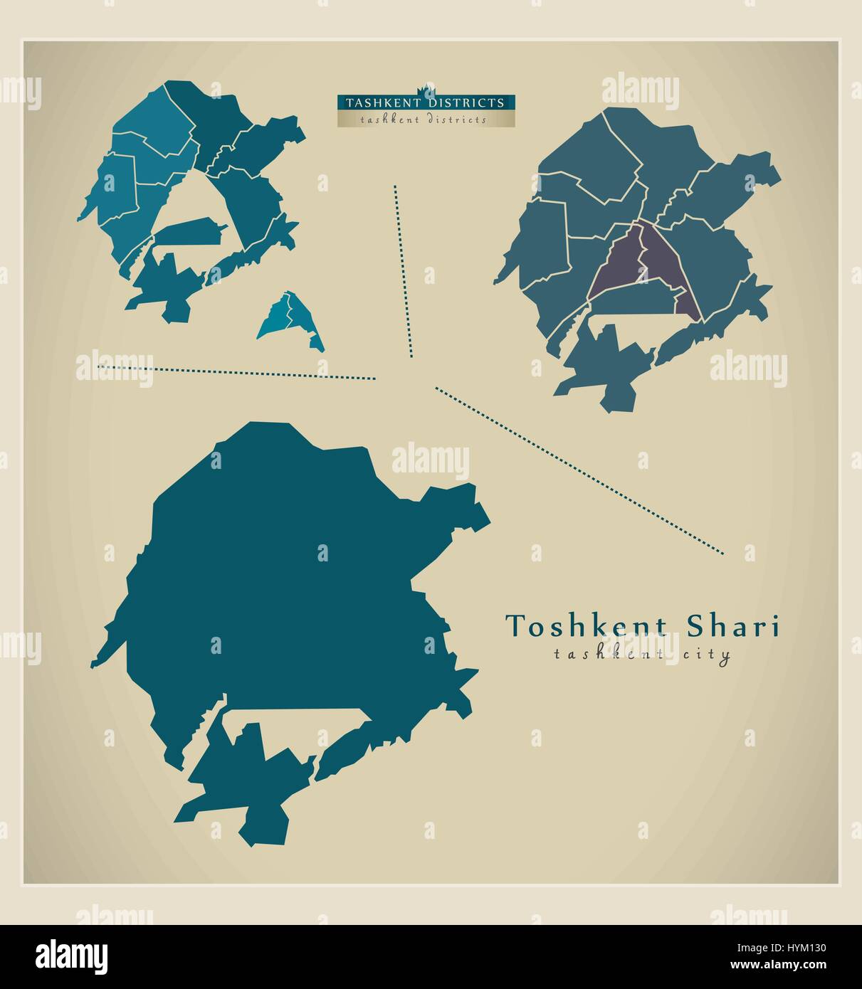 Modern map tashkent city hi-res stock photography and images - Alamy