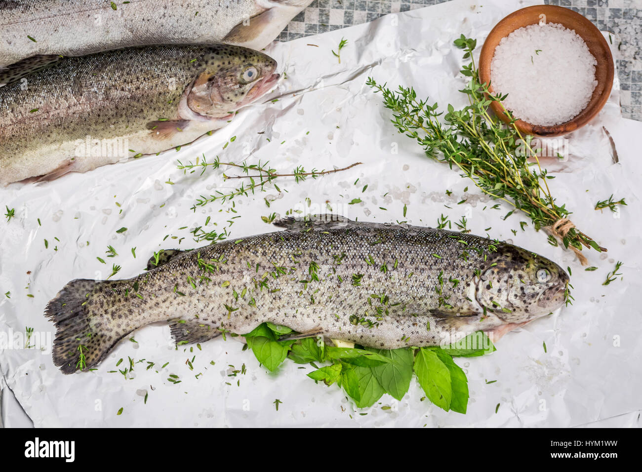 Preparing fish in garden hi-res stock photography and images - Alamy