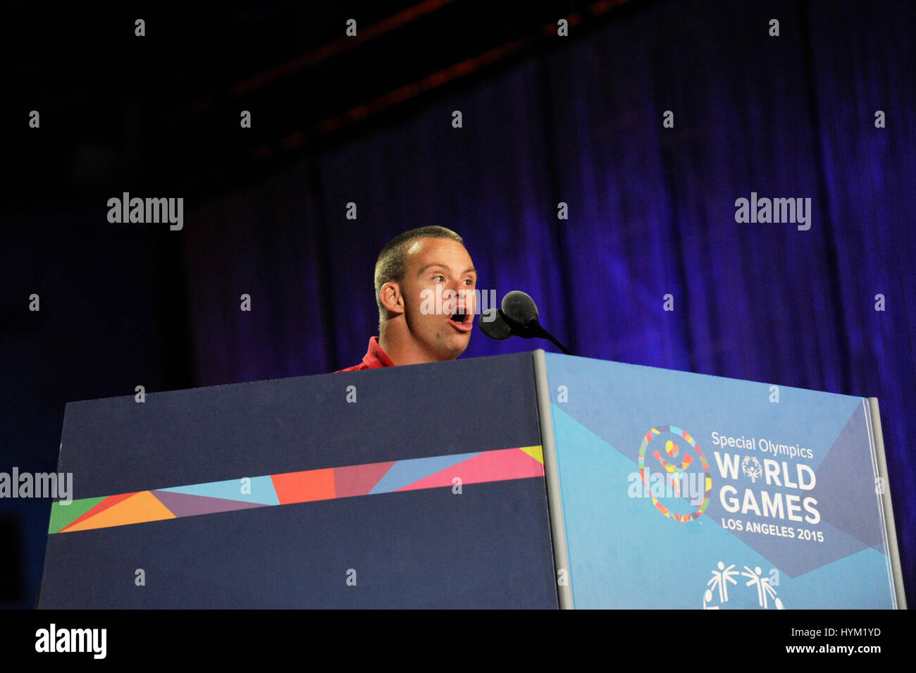 Tim Harris at the Special Olympics World Games Opening Ceremony at the ...