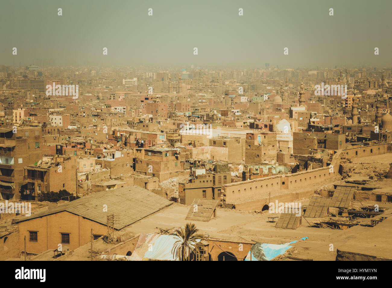 old buildings aerial view at cairo, cityscape egypt Stock Photo - Alamy