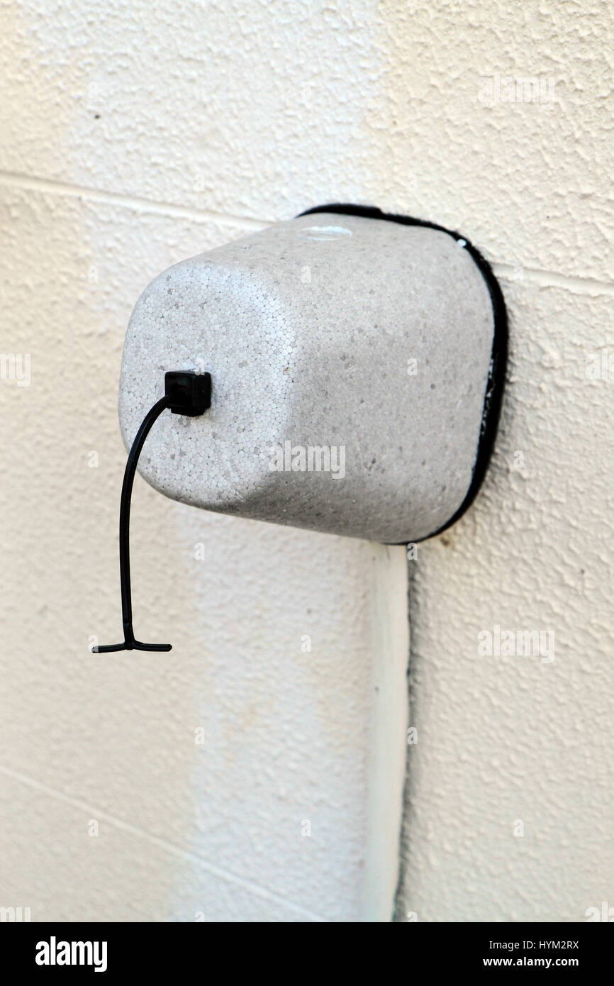 Expanded polystyrene cover for an external tap at a home in Co. Wexford ...