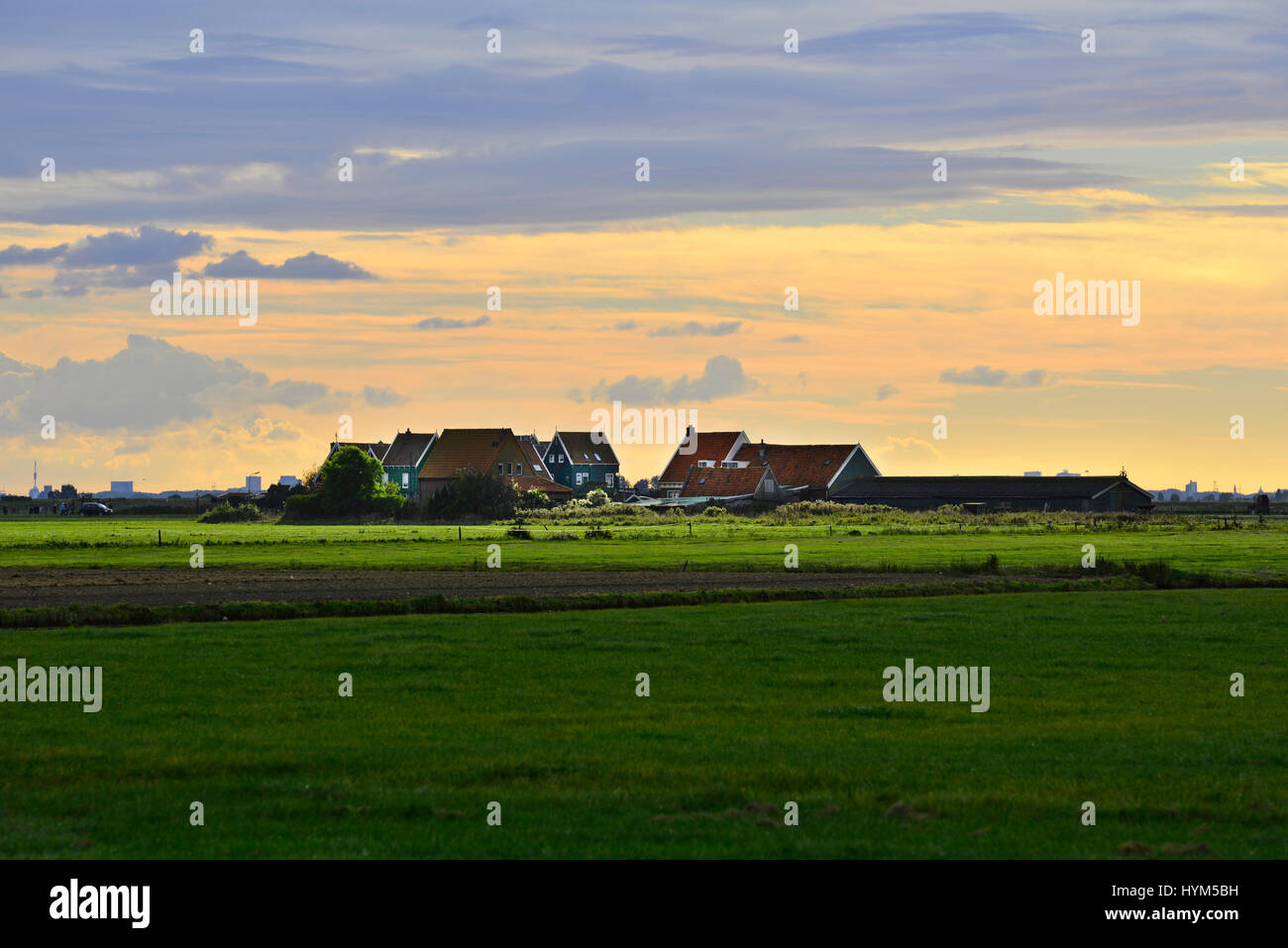 The traditional dutch village Marken in the Netherlands Stock Photo - Alamy