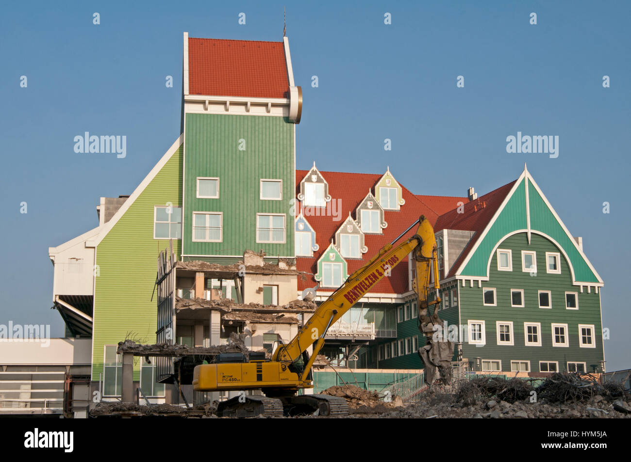 A modern take on traditional Dutch architecture under construction ...