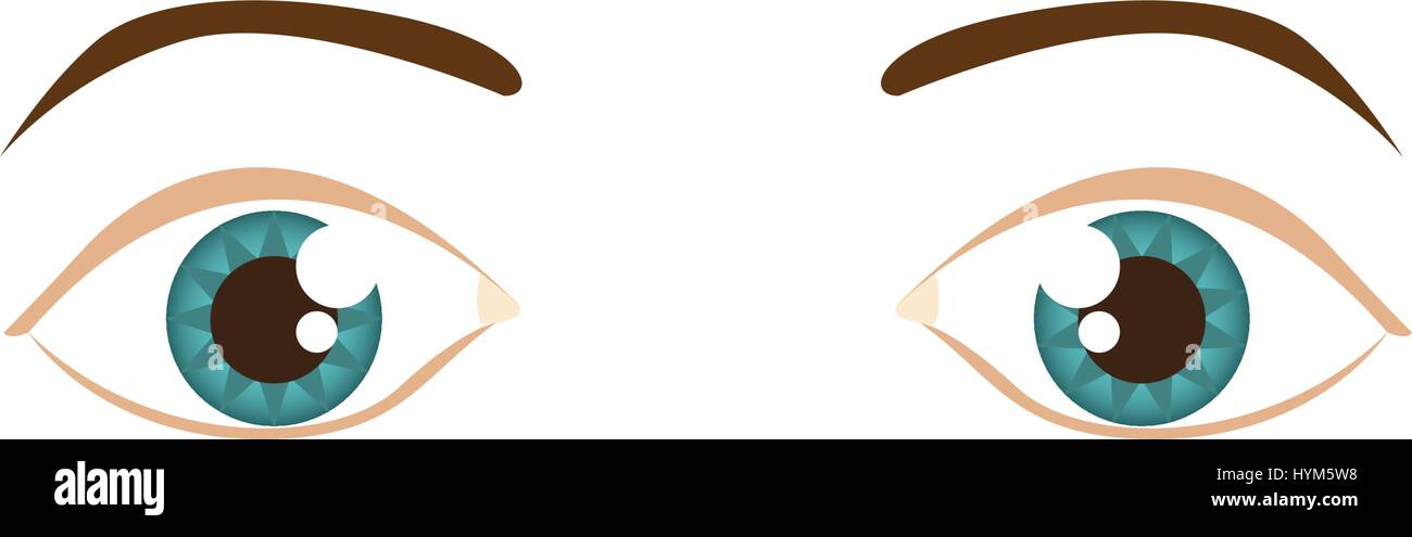 beautiful women with open eyes Stock Vector Image & Art - Alamy
