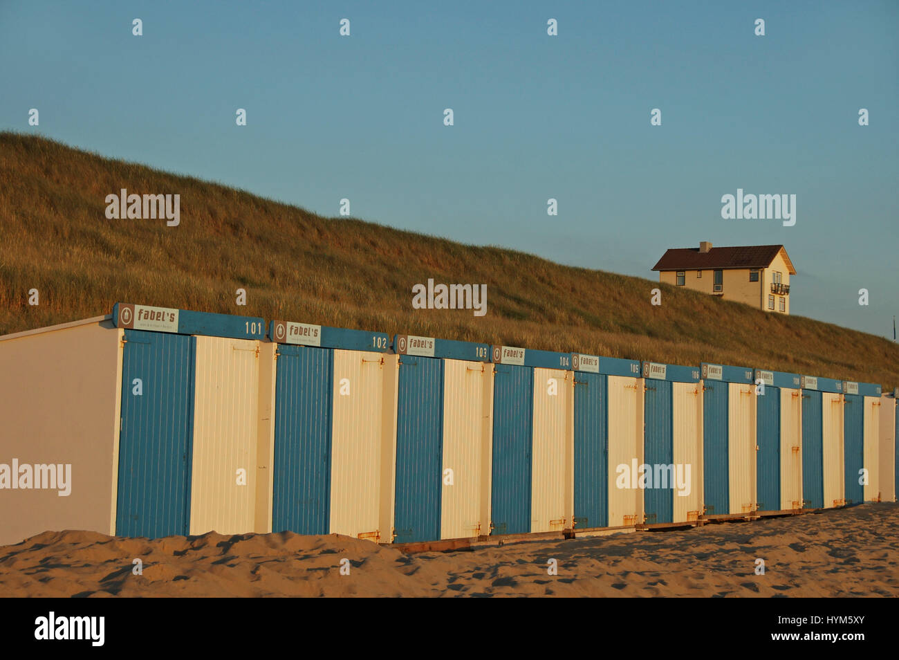 A beautiful day at the Dutch beaches Stock Photo - Alamy