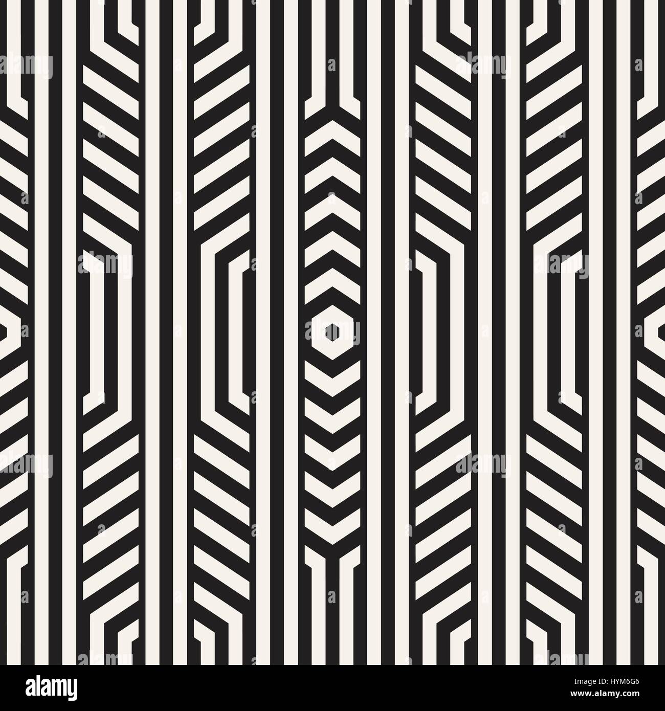 Vector Seamless Pattern. Repeating Lattice Abstract Background. Linear Grid From Striped ...