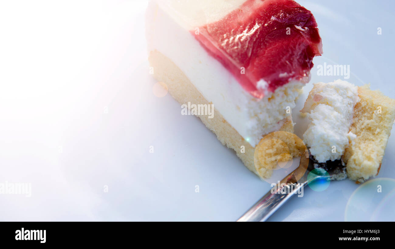 Square slice birthday cake hi-res stock photography and images - Alamy