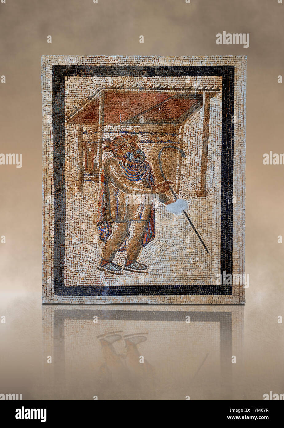 Mosaic roman actor hi-res stock photography and images - Alamy