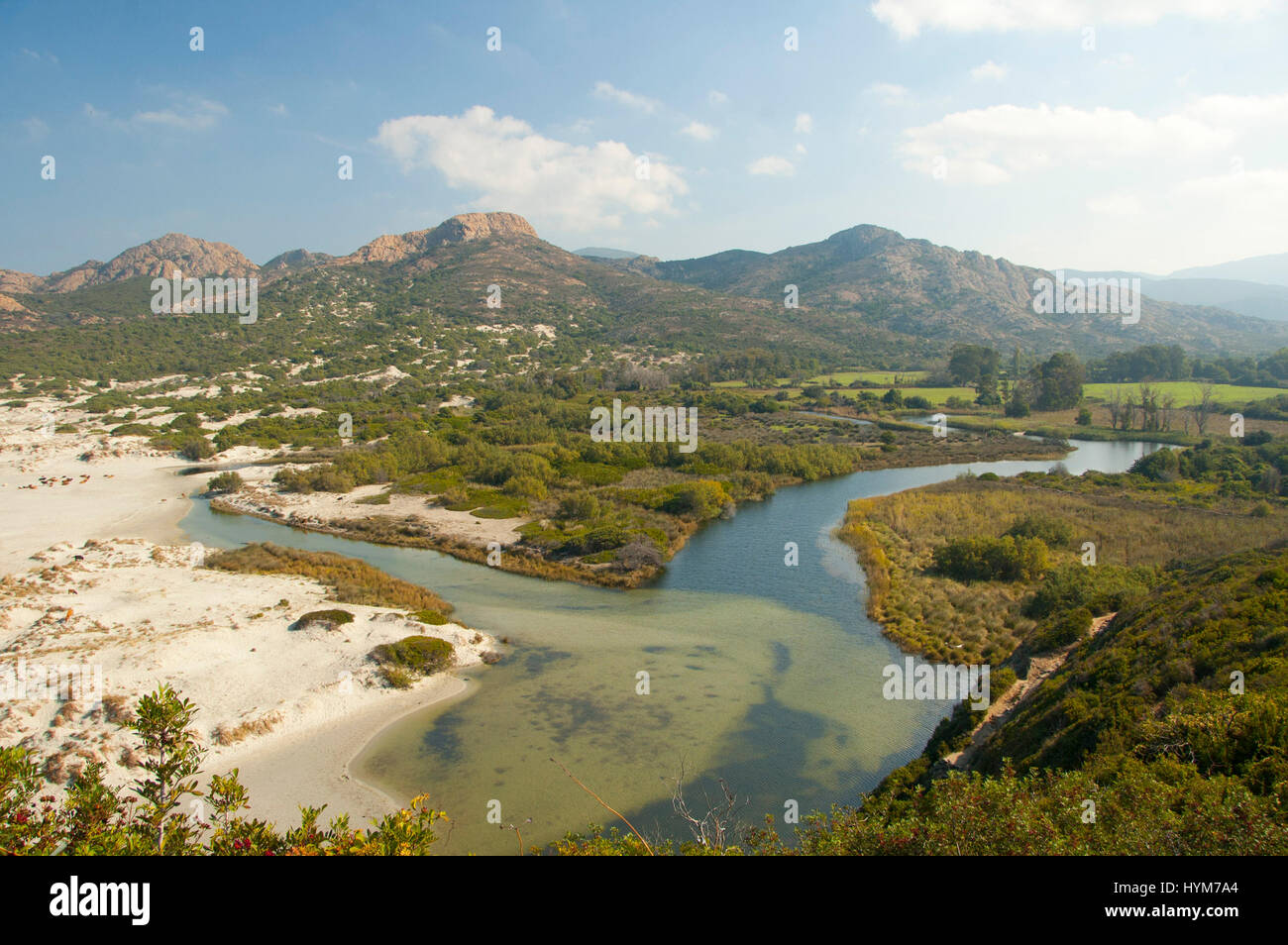 The beautiful beaches on the island Corisica Stock Photo - Alamy